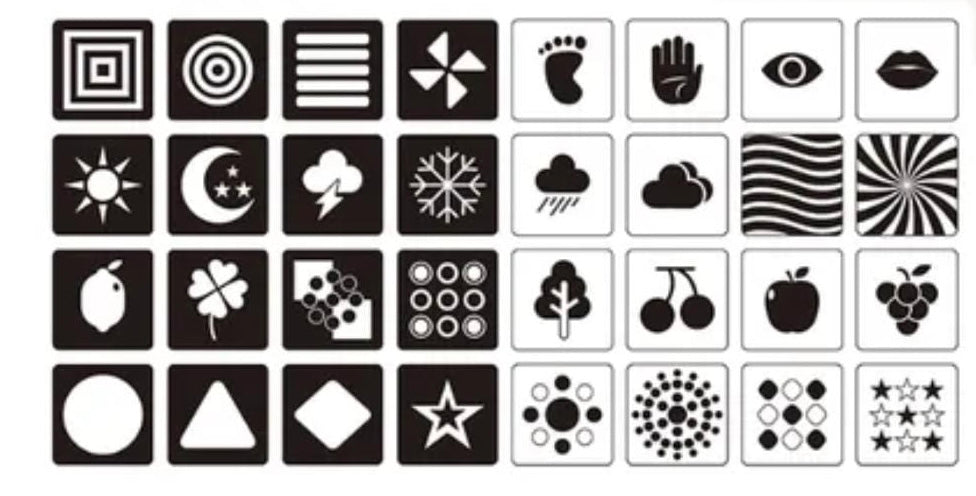 Montessori Baby Visual Cards – Birdie Brave